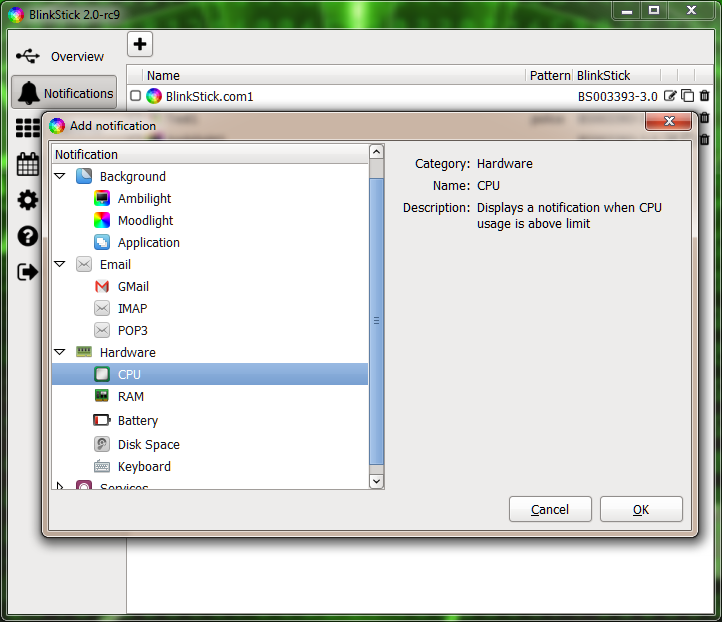 GitHub - arvydas/blinkstick-client: BlinkStick client application